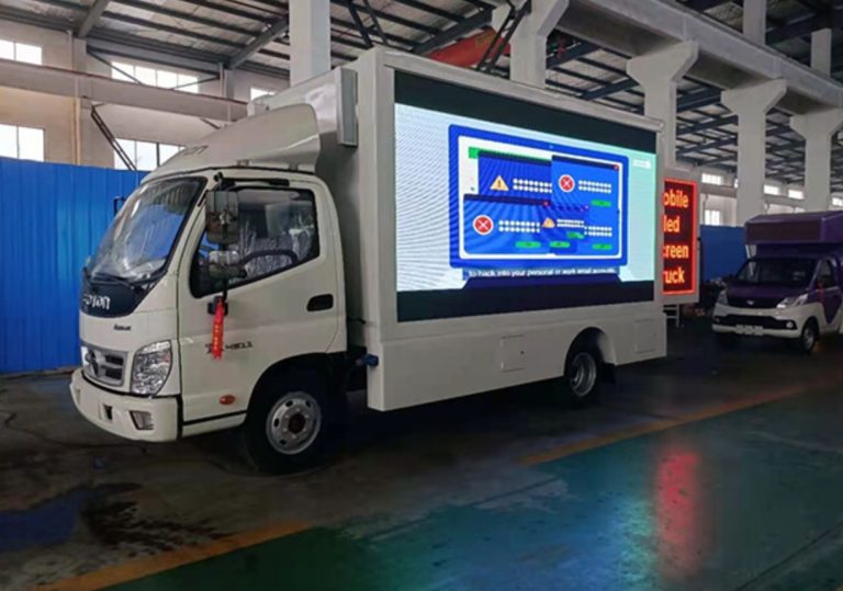 truck led screen ad nyc, truck-mounted LED,